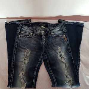 Silver Jeans | Jeans | Silver Jeans Ripped Style Jeans | Poshmark